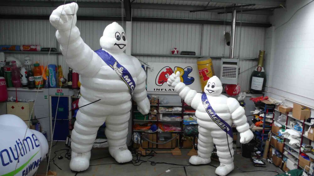 An Impressive Inflatable Michelin Man! Inflatable Characters and Logos