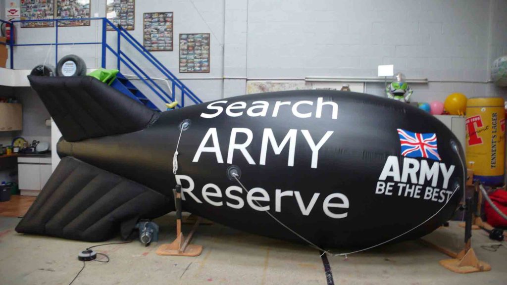 Inflatable Tents for the British Army - ABC Inflatables