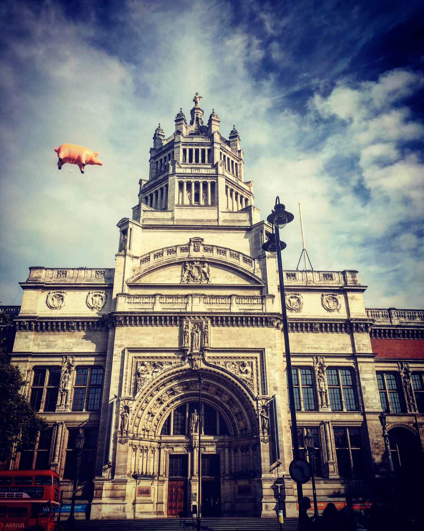 Pink Floyd Pig Giant Inflatable by ABC Flies with Nick Mason