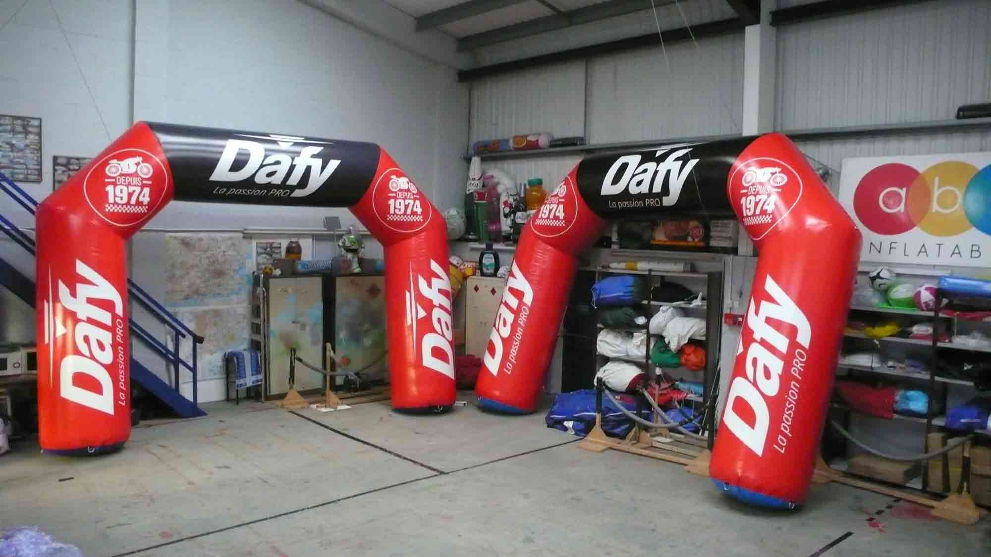 Giant Inflatable Arches with a Continental Flavour!