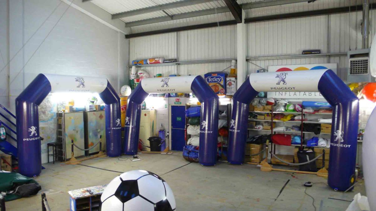 Giant Inflatable Arches with a Continental Flavour!