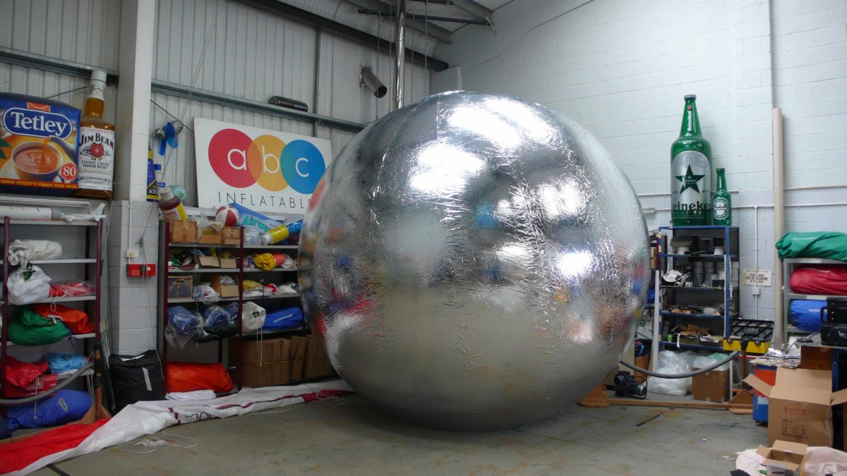 Giant Inflatable Mirror Balls Make an Impact at Barcelona Exhibition