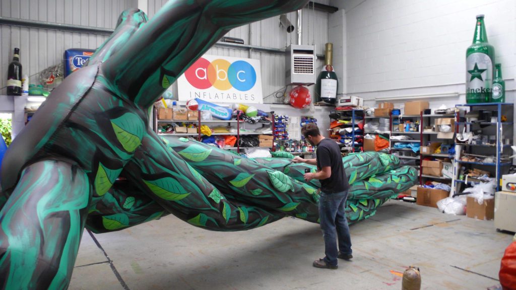 Inflatable Beanstalks Pantomime Prop Experts for Theatres