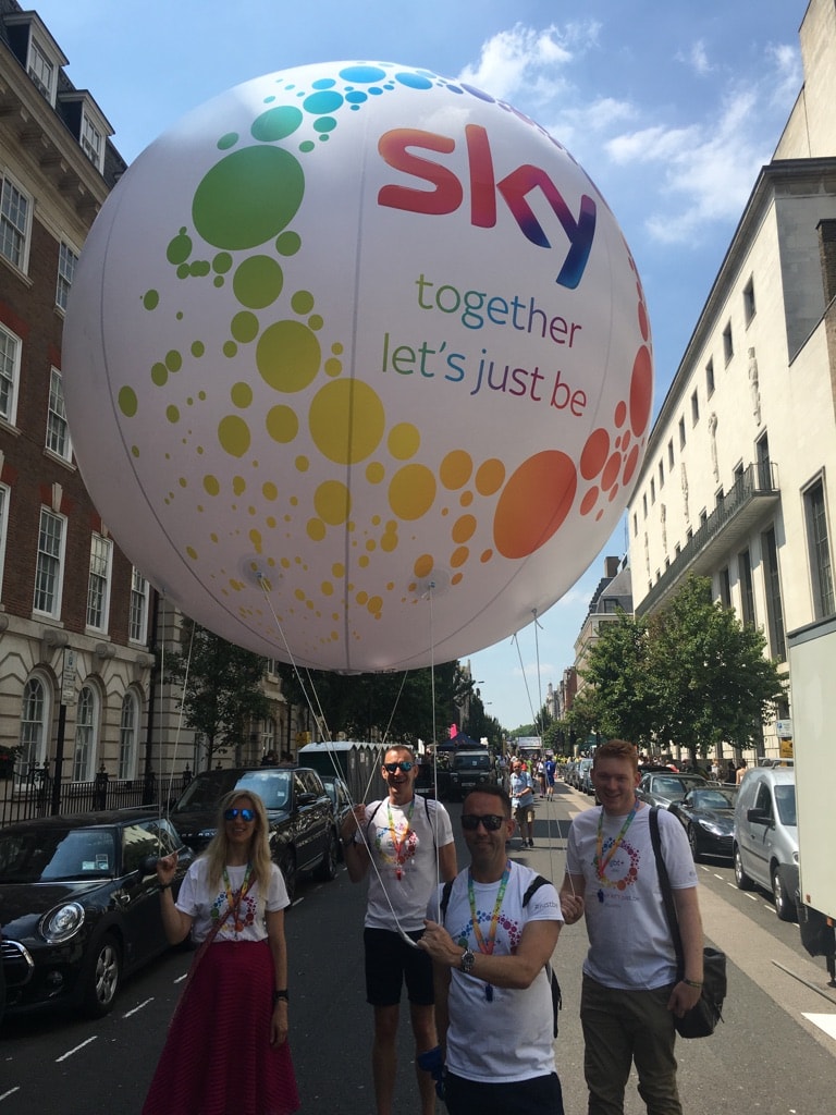 Giant Parade Inflatables at Dublin and London Pride Marches