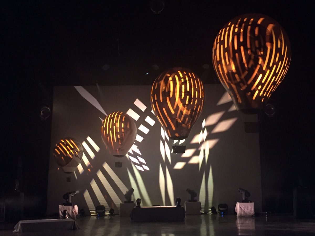 Mike and the Mechanics Stage Set Hot Air Balloons by ABC