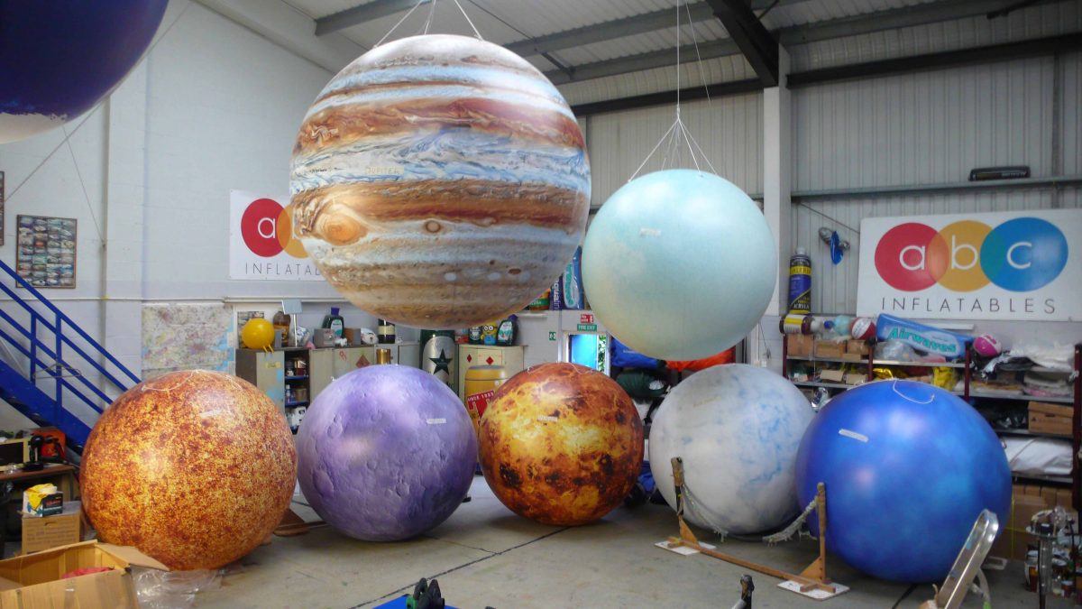 April was all about ABC Inflatable Spheres - Amaze-balls!