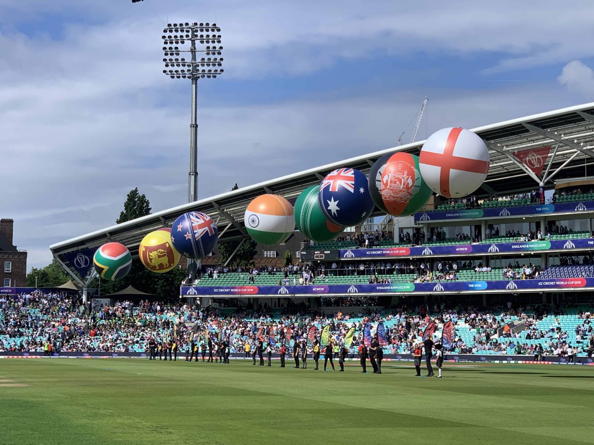 Amaze-balls Inflatable Cricket Balls for the ICC at the Oval